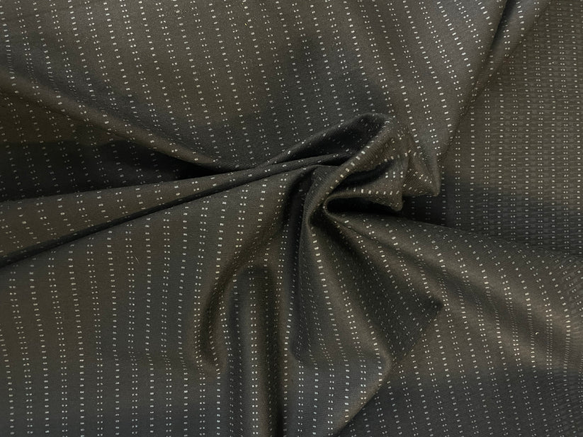 Poly Rayon Suiting - Black & Grey – metrotextilesnyc
